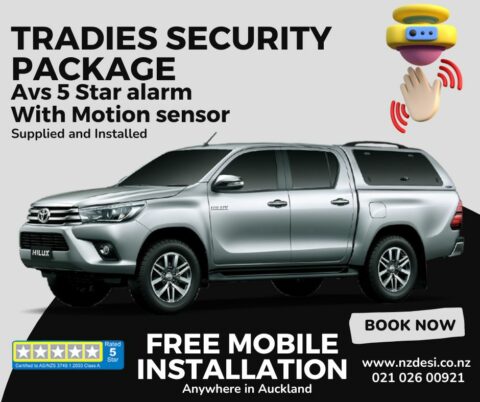 AVS 5 Star Alarm with Free Motion Sensor Install