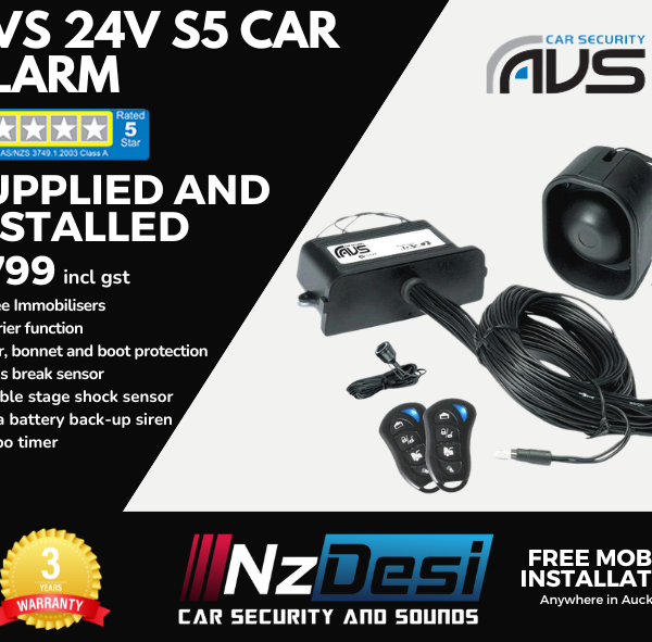 Avs alarm | Car alarm installation, car alarm system | NZDesi