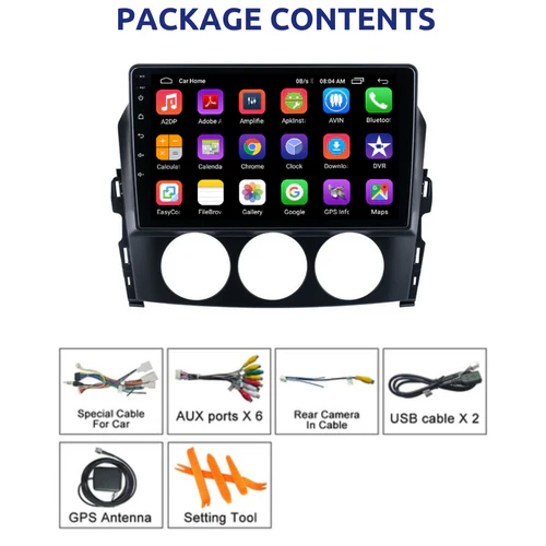 Daiko Multimedia Unit Wireless Carplay Android Auto GPS For Mazda MX-5 ...