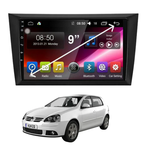 Daiko Multimedia Unit Wireless Carplay Android Auto GPS ForVolkswagen ...
