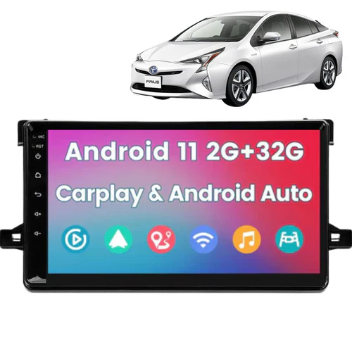 Daiko Multimedia Unit Wireless Carplay Android Auto GPS ForToyota Prius ...